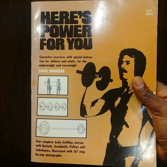 Here's power for you. | Office | Vintage Work Out Book | Poshmark